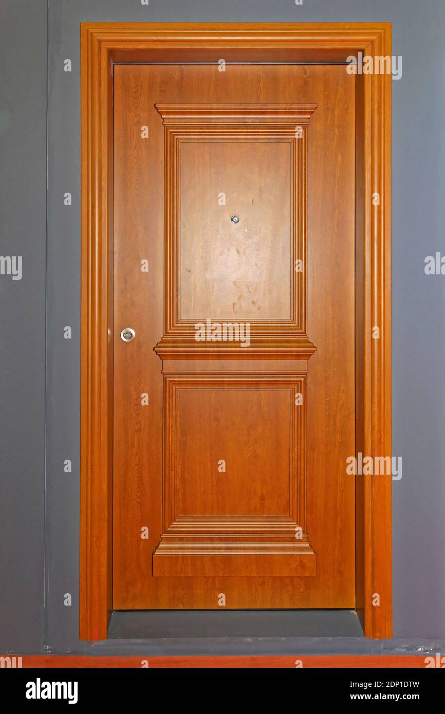 Wooden panel door hi-res stock photography and images - Alamy