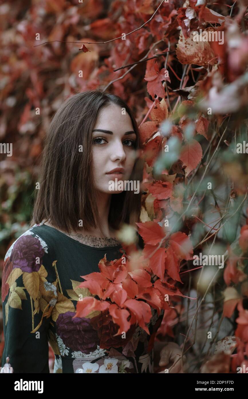 Ivy creeping woman hi-res stock photography and images - Alamy