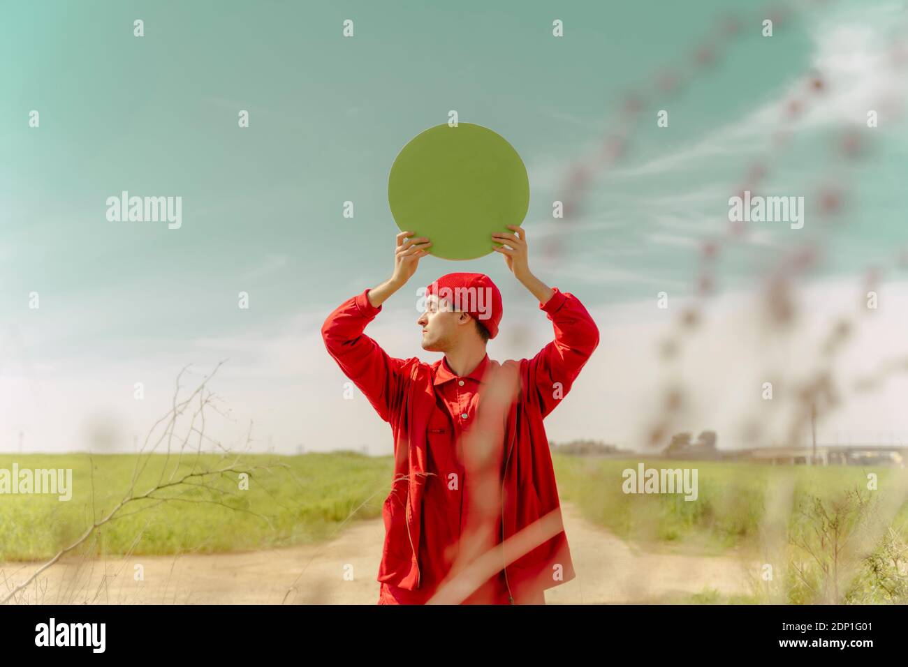 Green dressed hi-res stock photography and images - Alamy