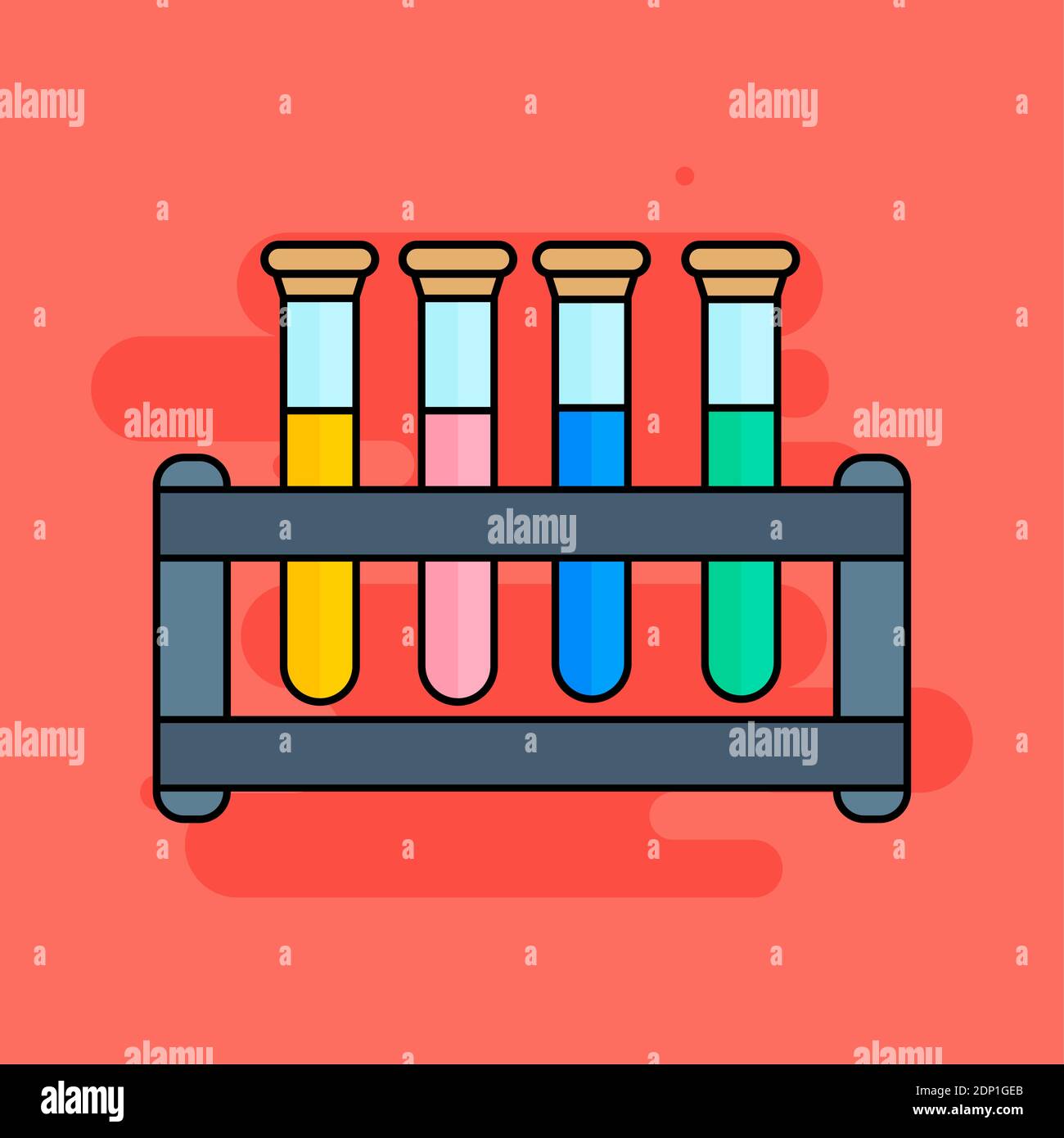 Chemical tool back to school picture icon - Vector Stock Vector Image ...