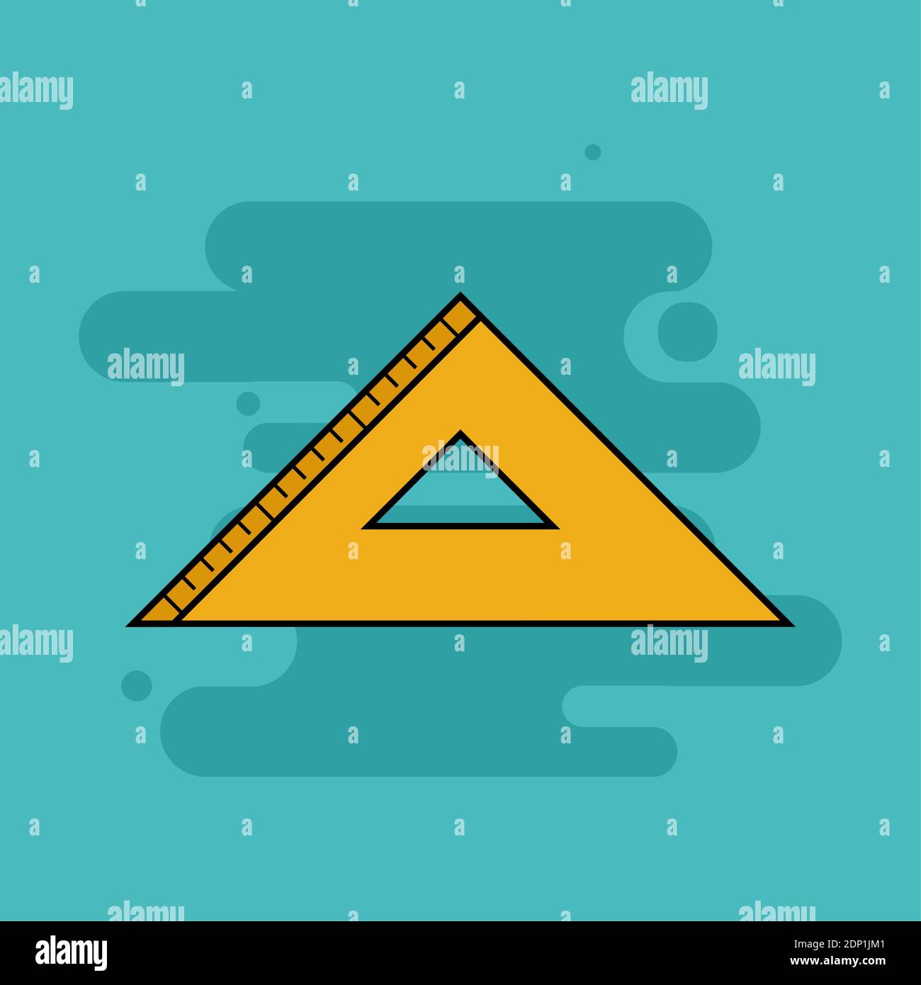 Ruler back to school picture icon - Vector Stock Vector Image & Art - Alamy