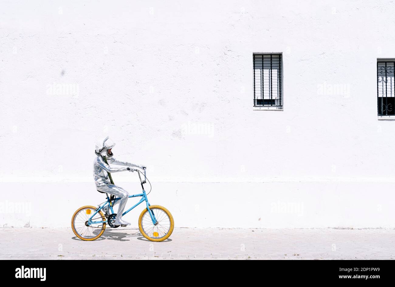 Astronaut Riding A Bike