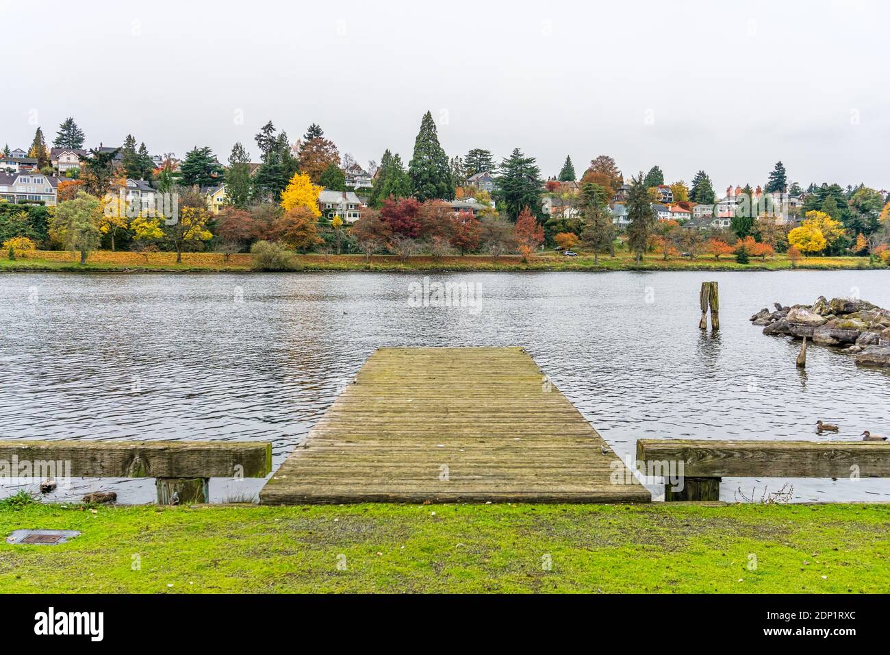 Seattle waterfront autumn hi-res stock photography and images - Alamy