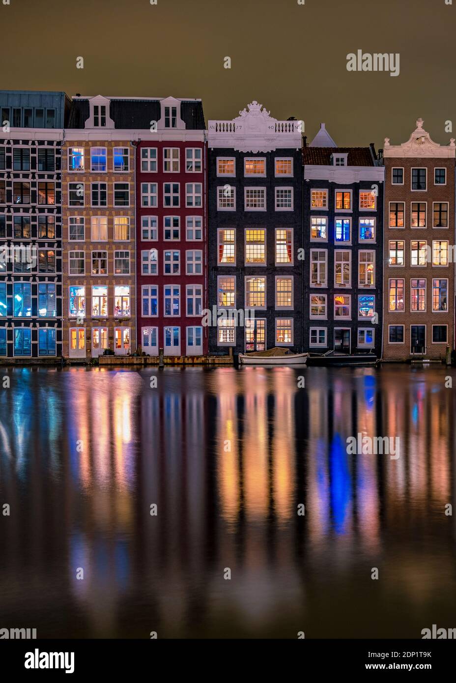 Amsterdam canals in the evening light, Dutch canals in Amsterdam ...