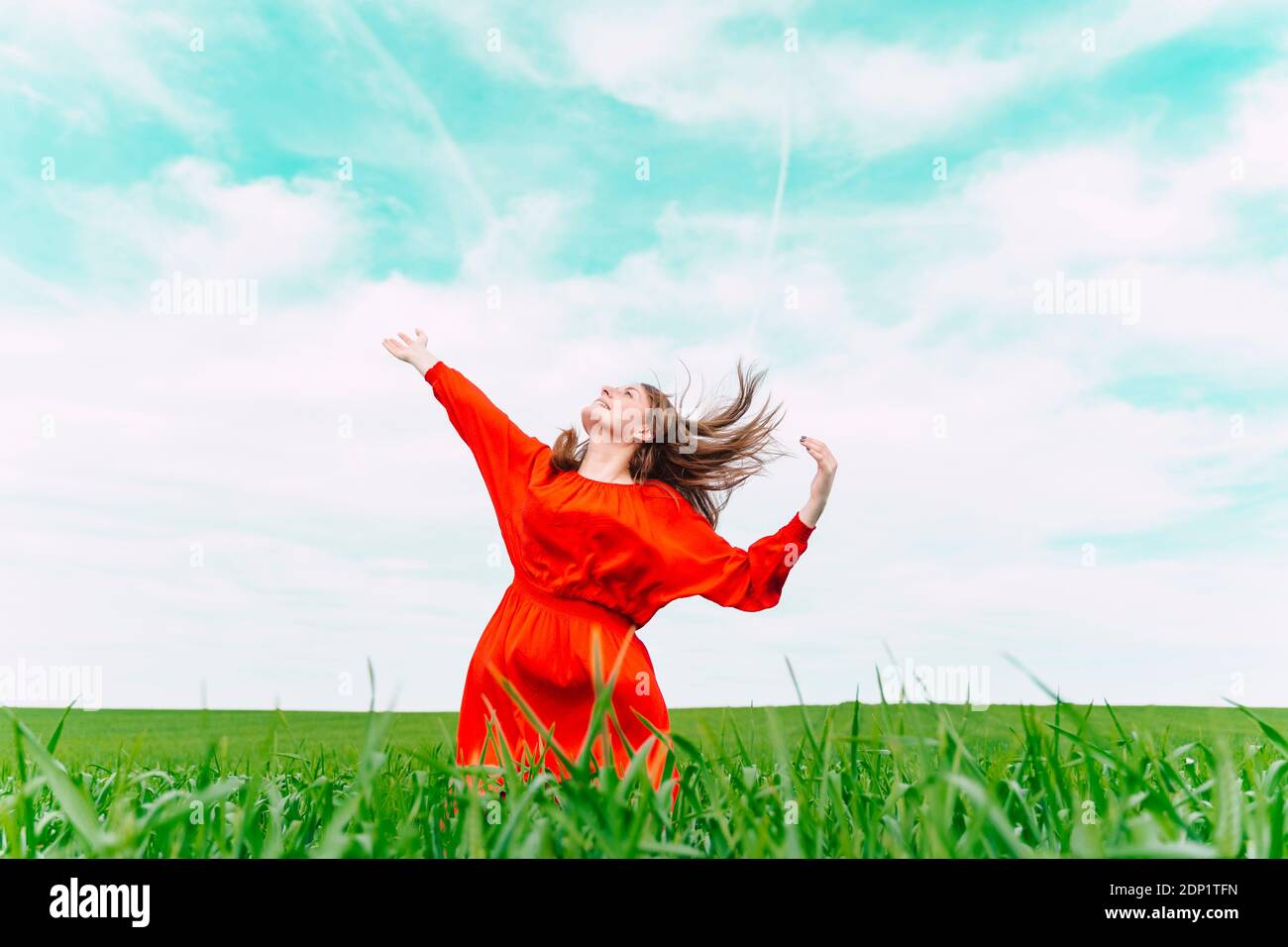 Woman from back dress hi-res stock photography and images - Alamy