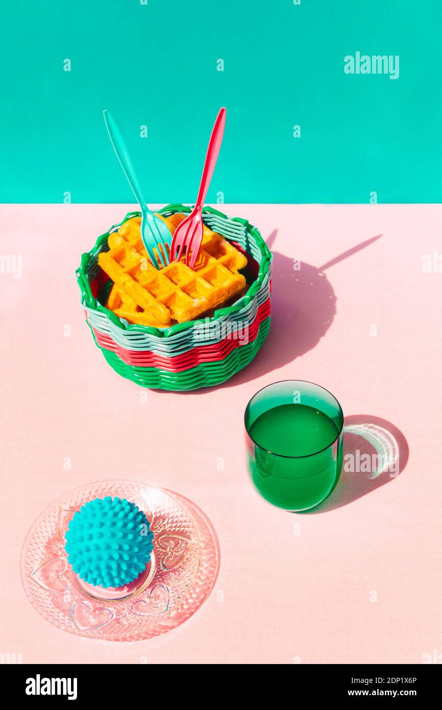 Juice rubber ball kept table hi-res stock photography and images - Alamy