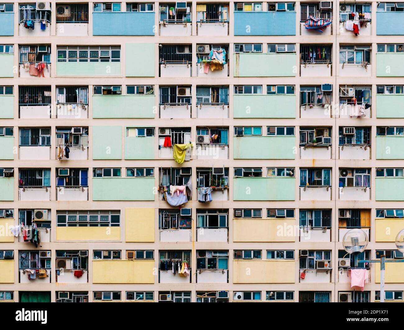 China, Hong Kong, Kowloon, oldest public housing estates Stock Photo ...