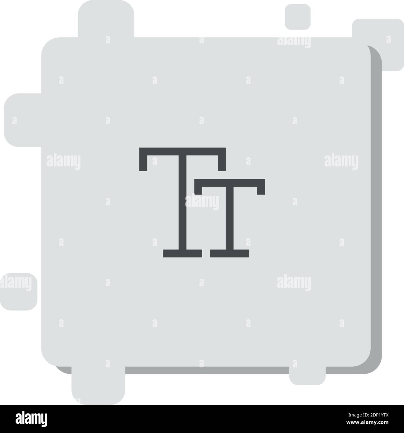 font vector icon modern simple vector illustration Stock Vector Image ...