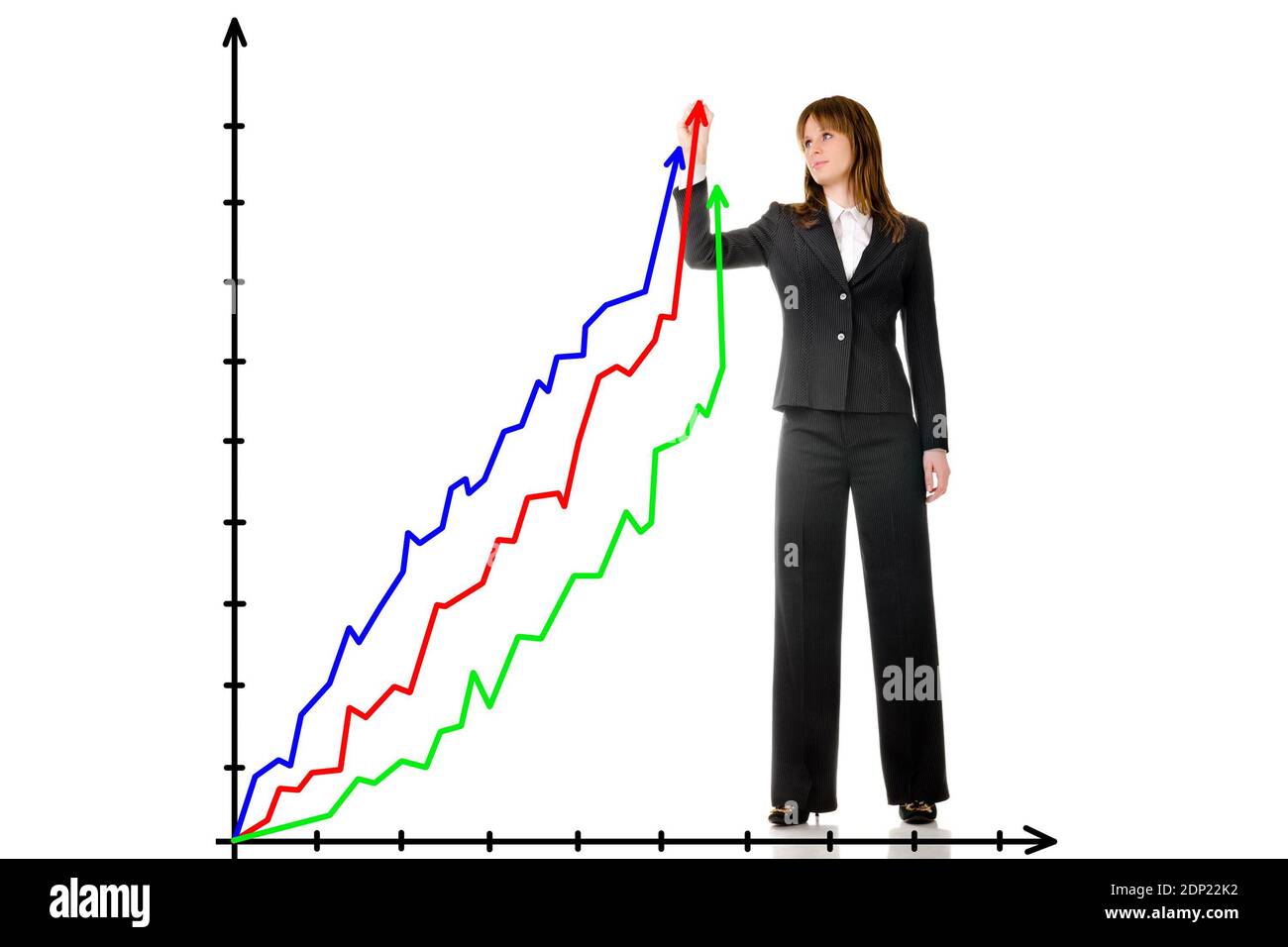 Drawing data diagram female hi-res stock photography and images - Alamy
