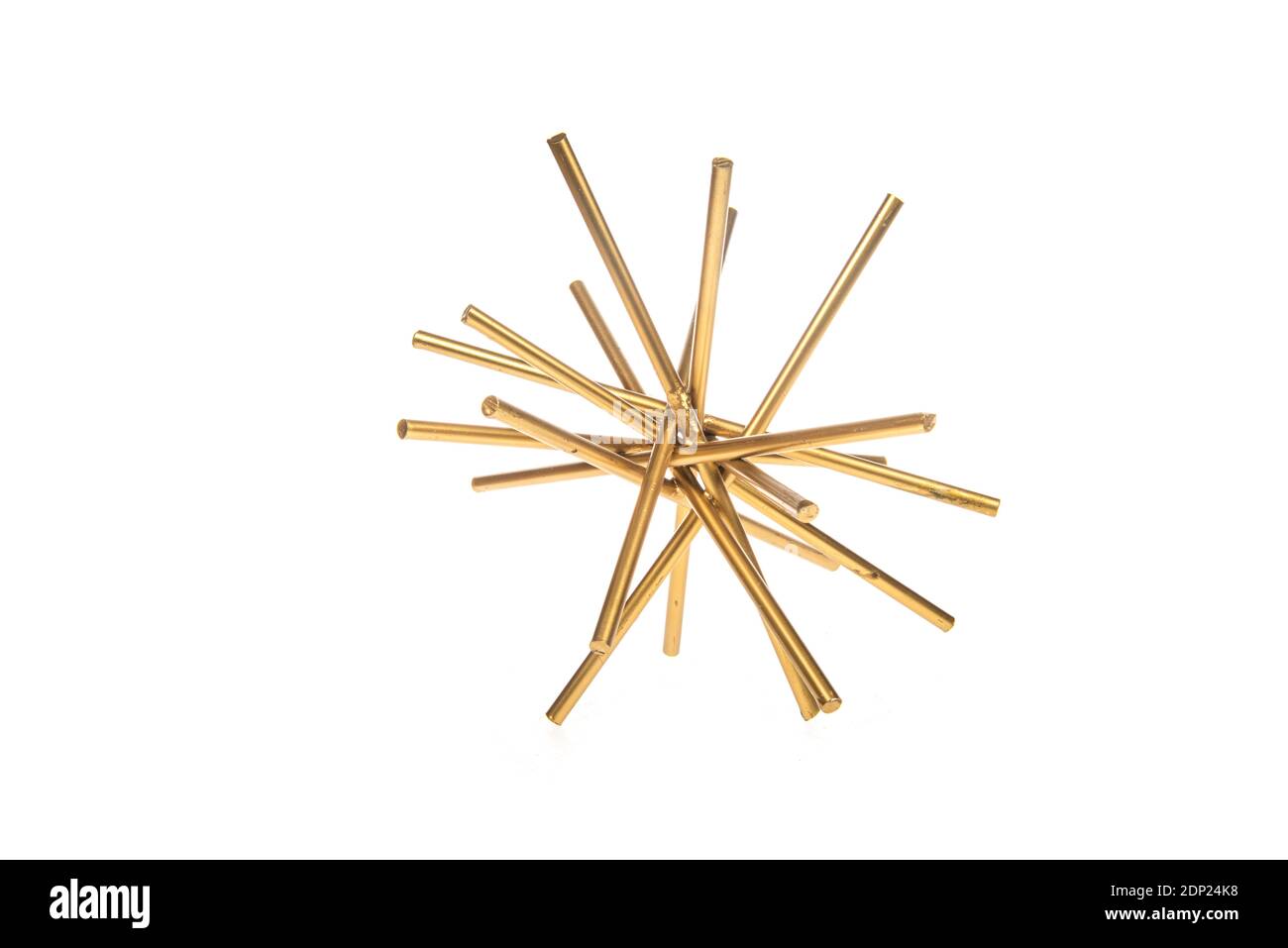 decorative abstract metal object isolated Stock Photo - Alamy