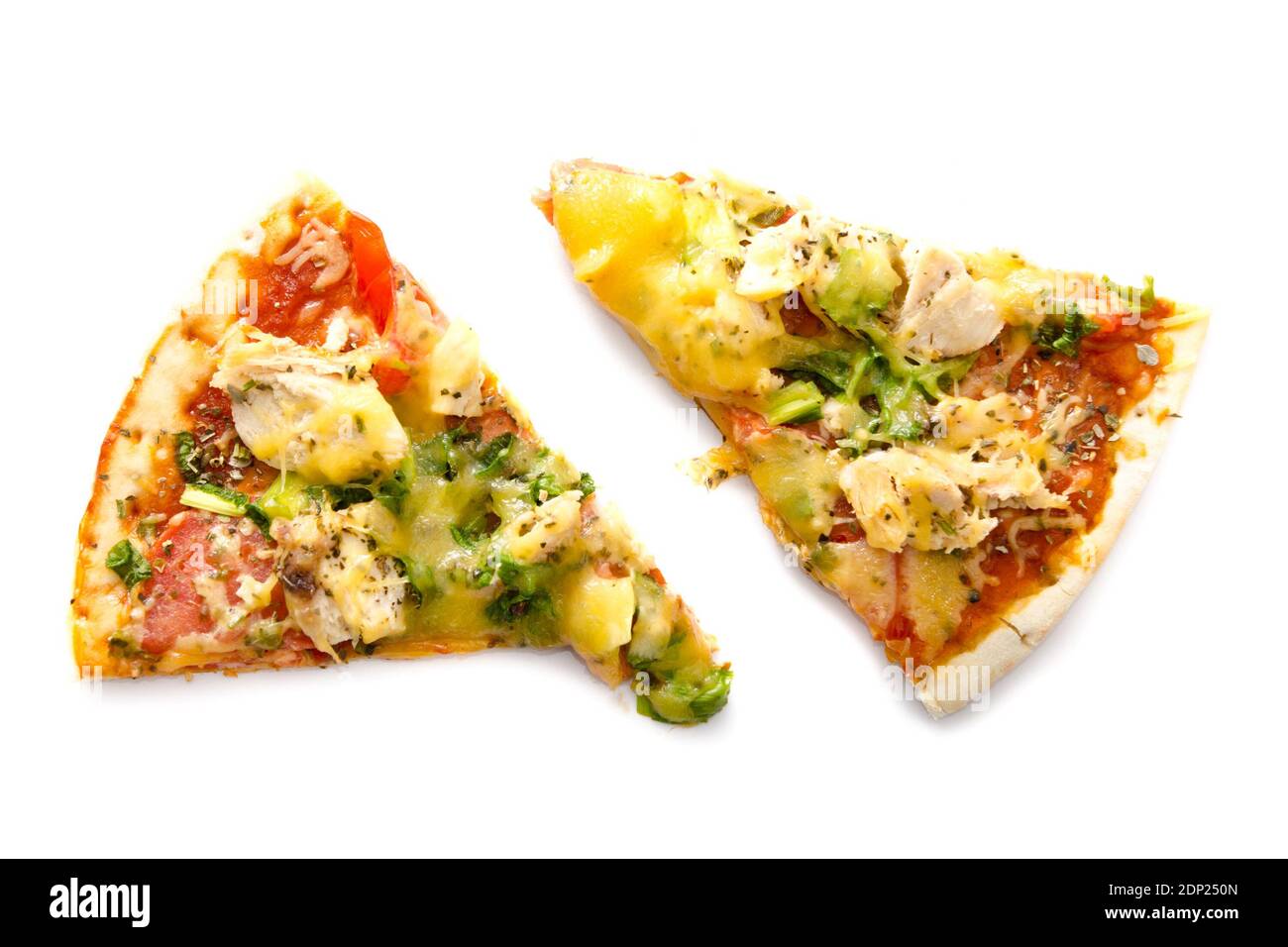 pizza isolated on a white background Stock Photo - Alamy