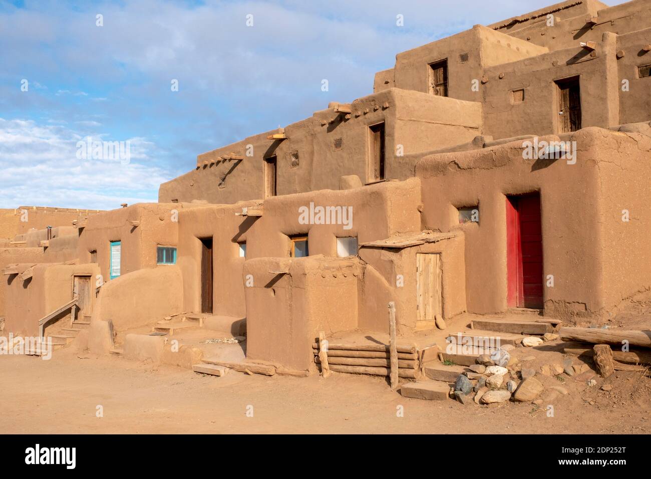 Native American Adobe Houses Native American Adobe House Stock