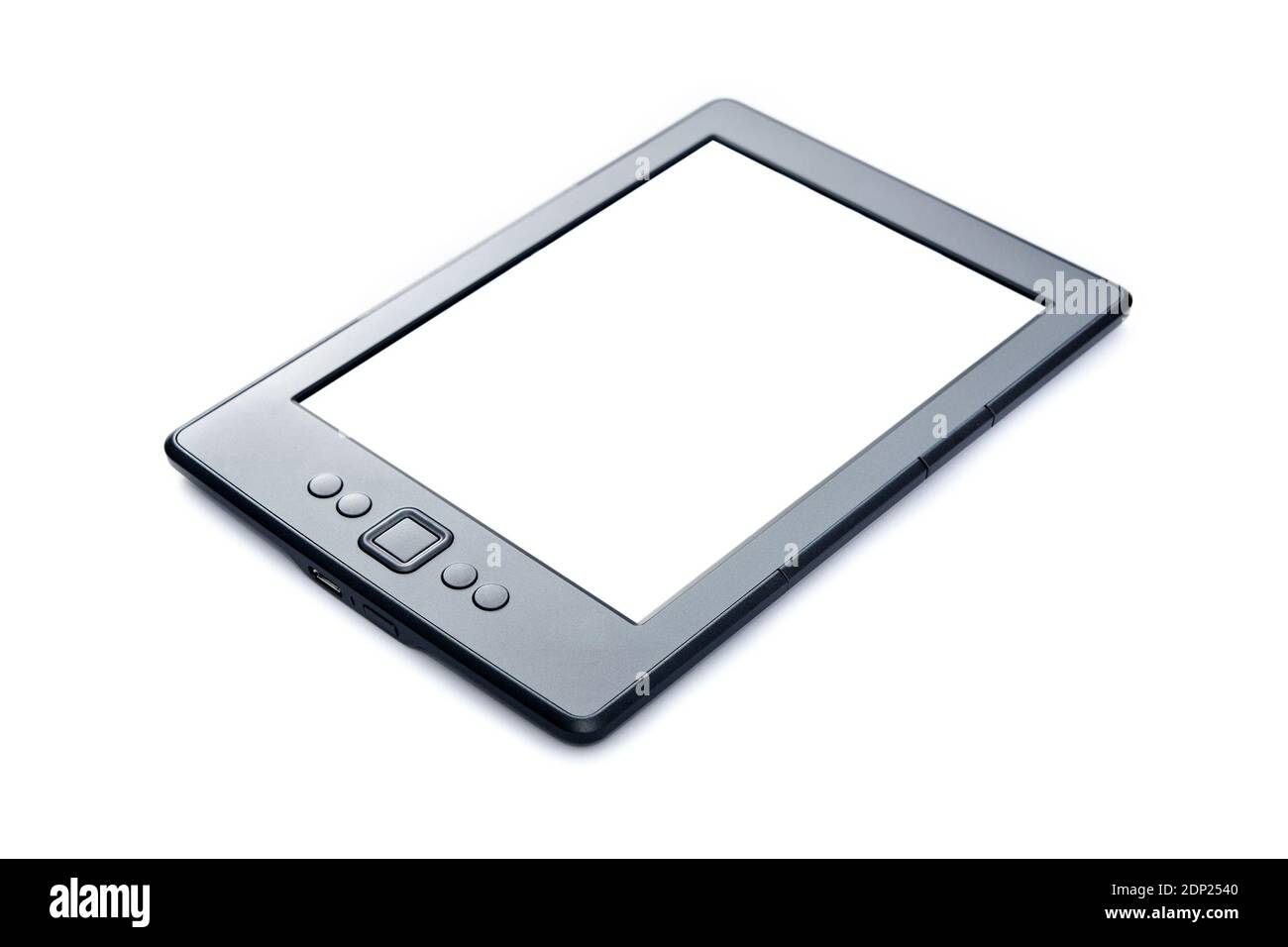 electronic book isolated on a white background Stock Photo - Alamy