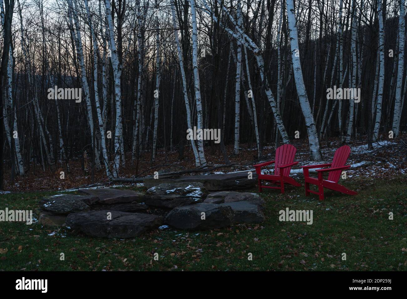 Two red chairs hi-res stock photography and images - Alamy