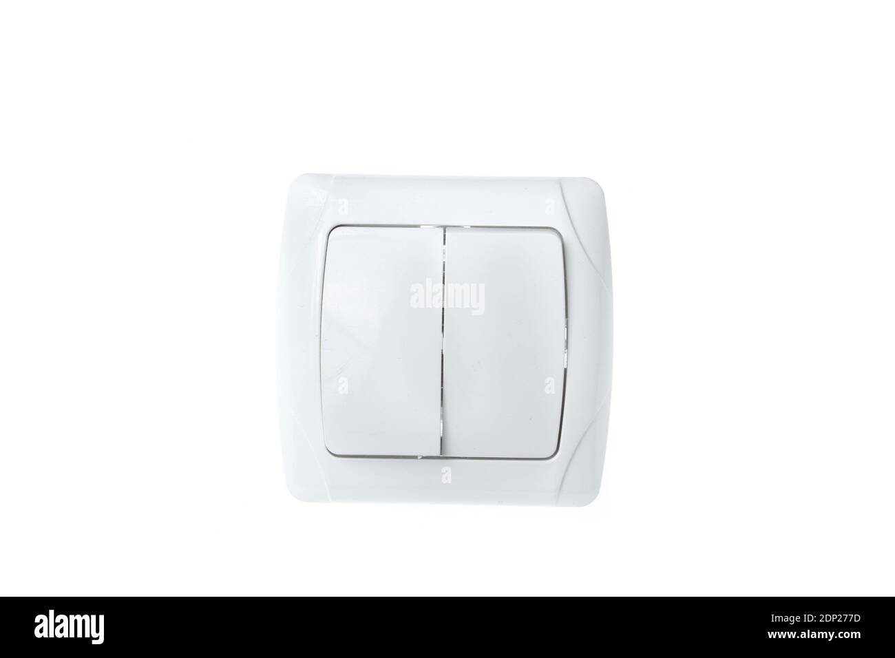 Light switch isolated on white background Stock Photo - Alamy