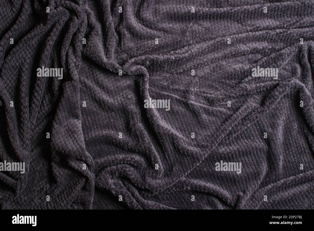 Texture of gray wool blanket Stock Photo - Alamy
