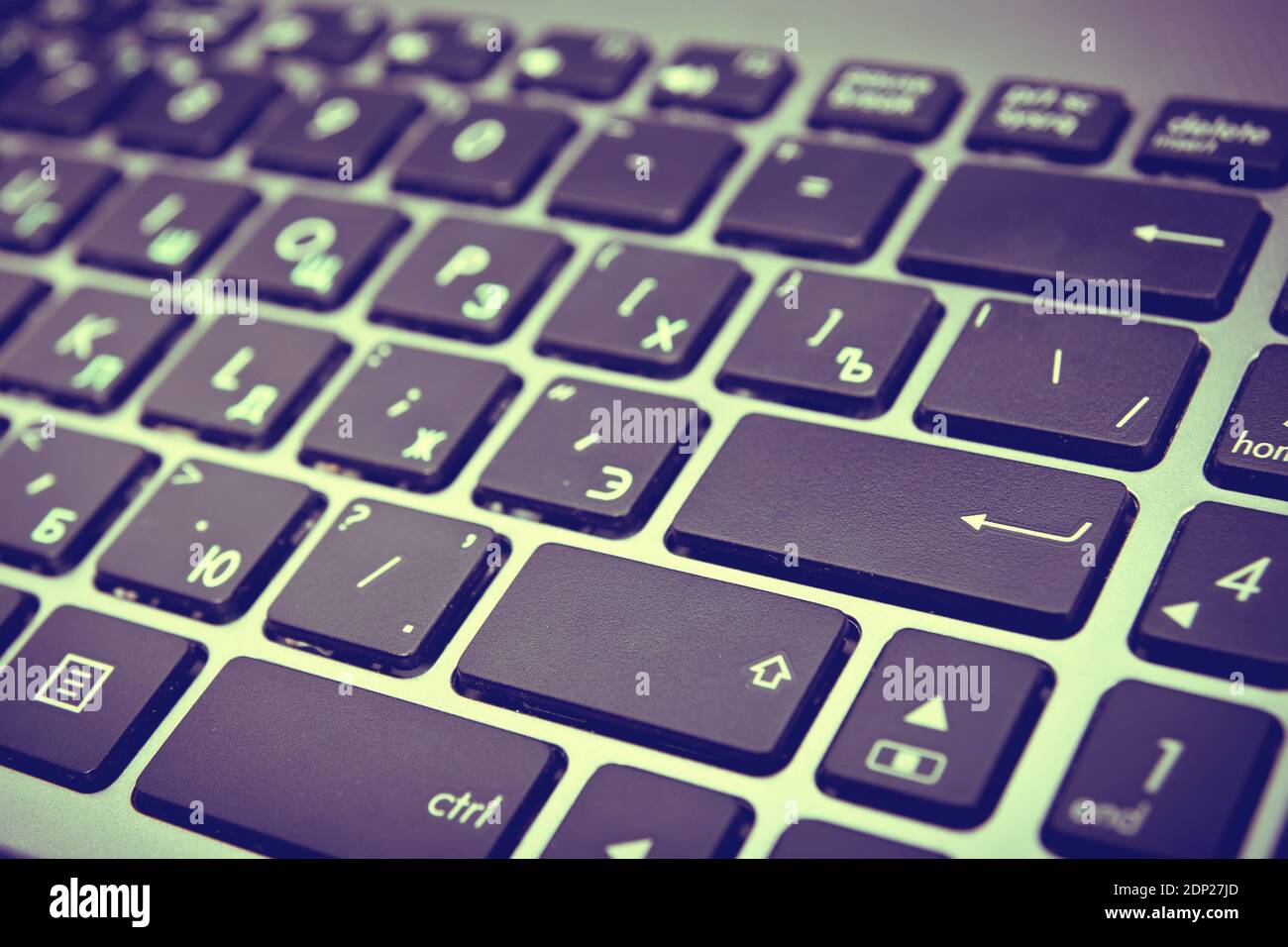 laptop keyboard closeup as a background Stock Photo - Alamy