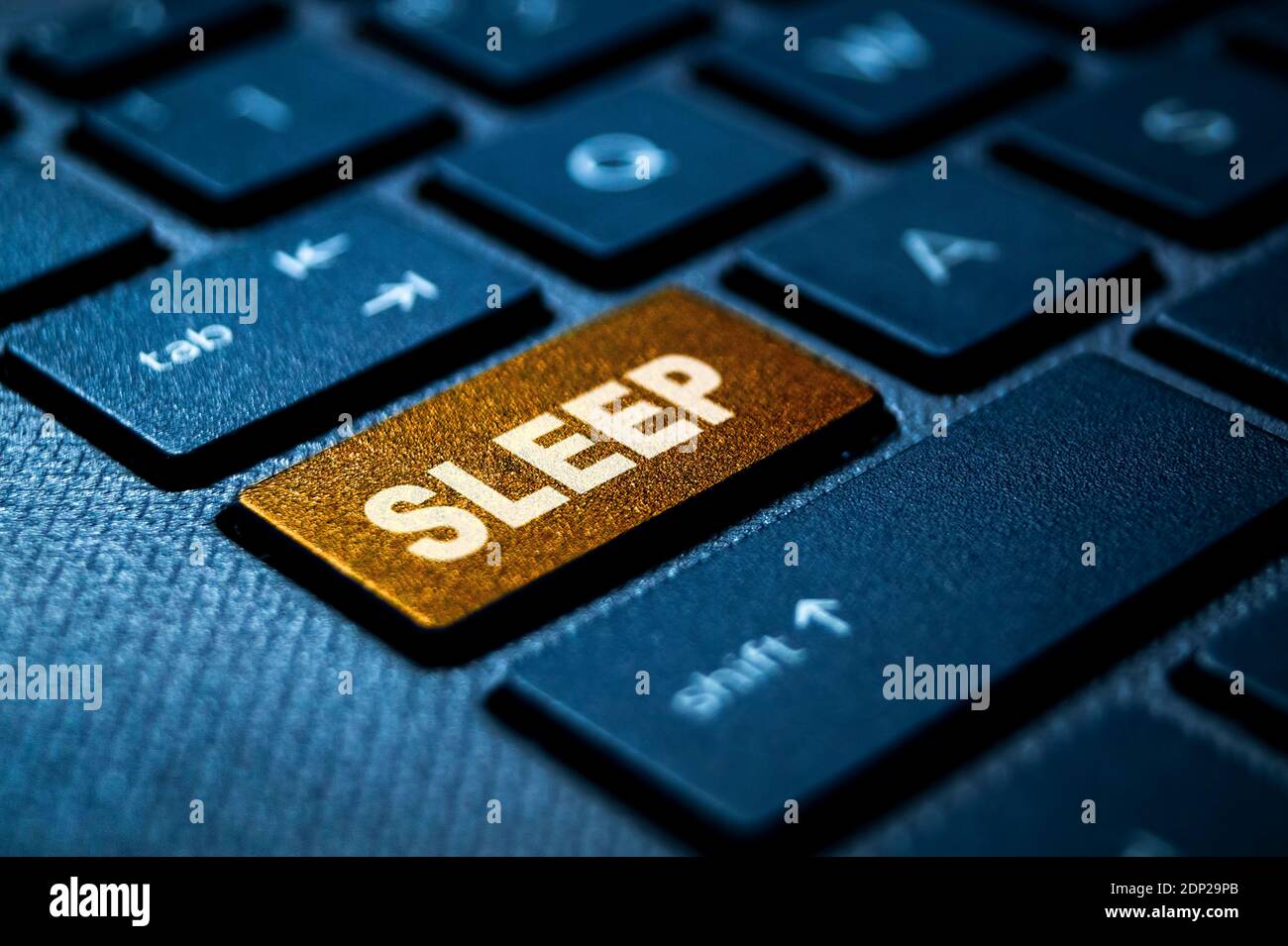 The sleep button keyboard hi-res stock photography and images - Alamy