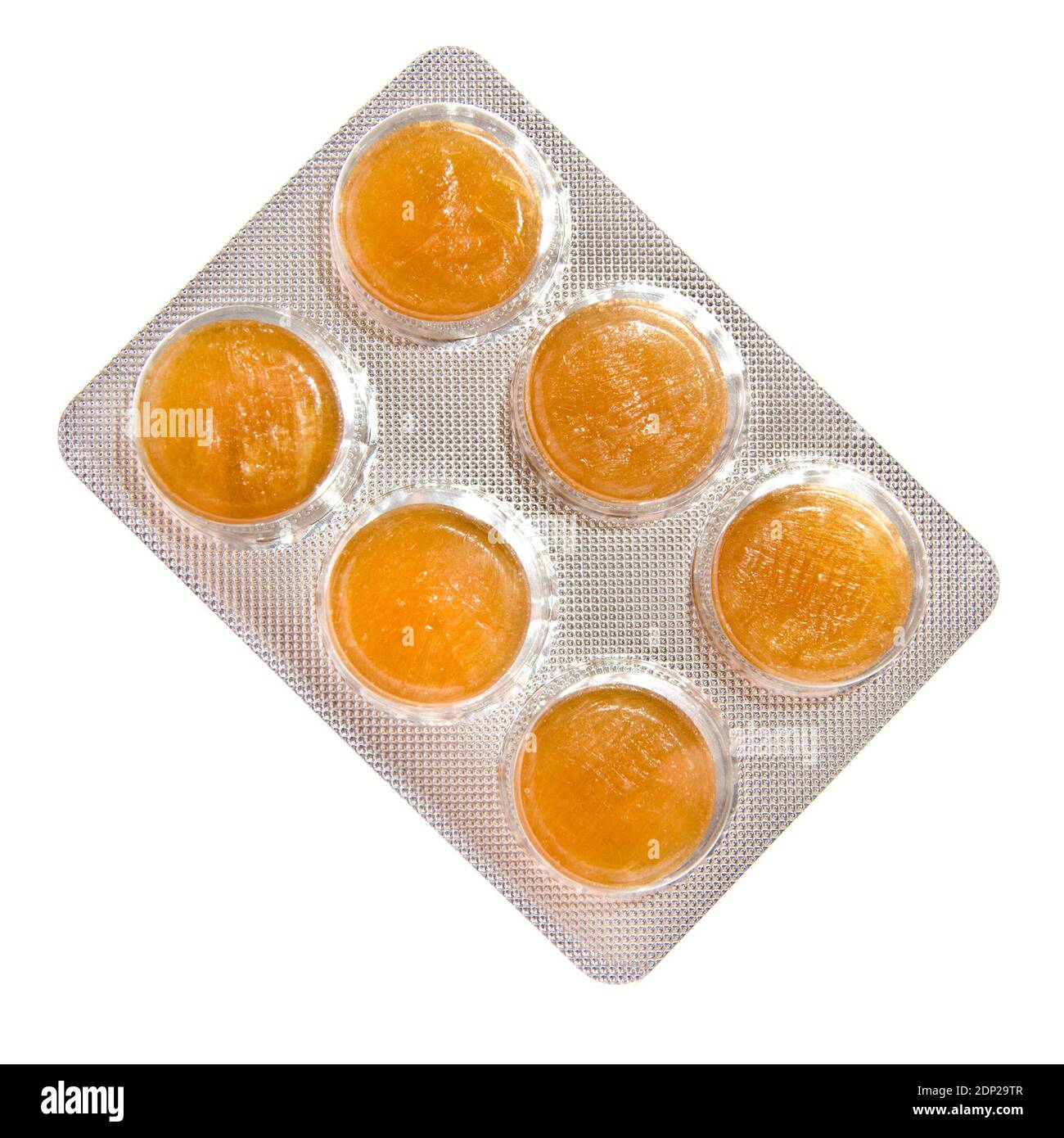 pill package isolated on a white background Stock Photo - Alamy