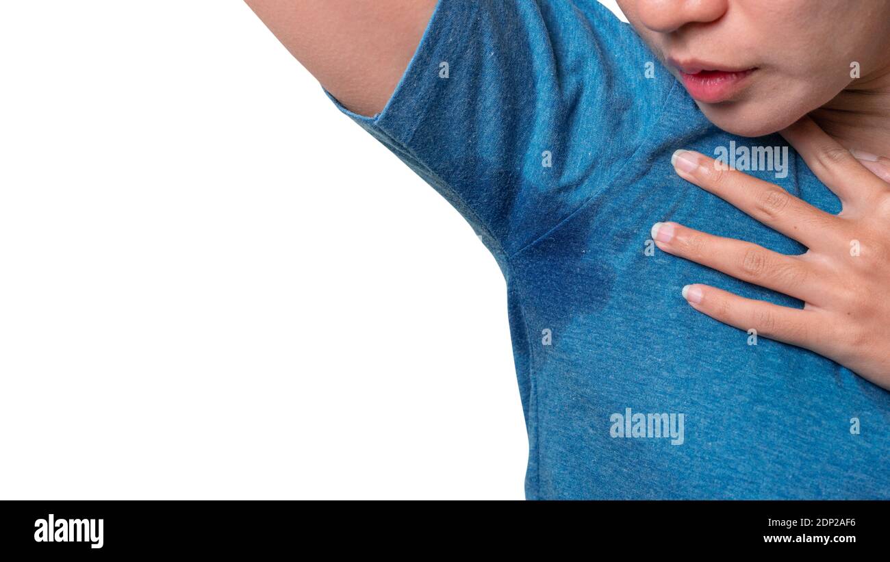 Under arm sweating woman hi-res stock photography and images - Alamy