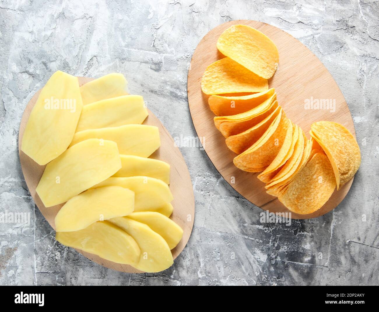 Crispy chips step by step hi-res stock photography and images - Alamy