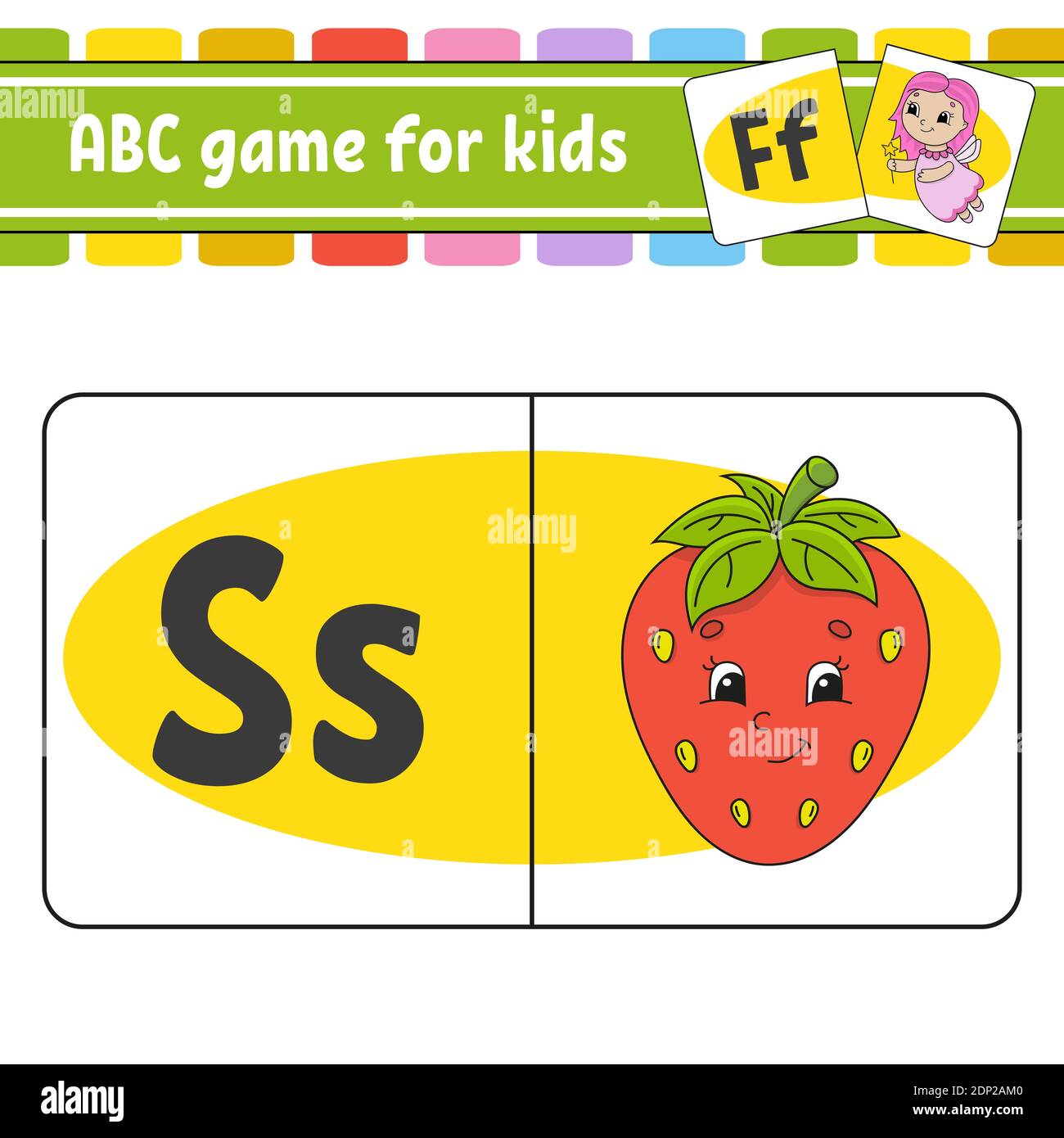 ABC flash cards. Alphabet for kids. Learning letters. Education ...