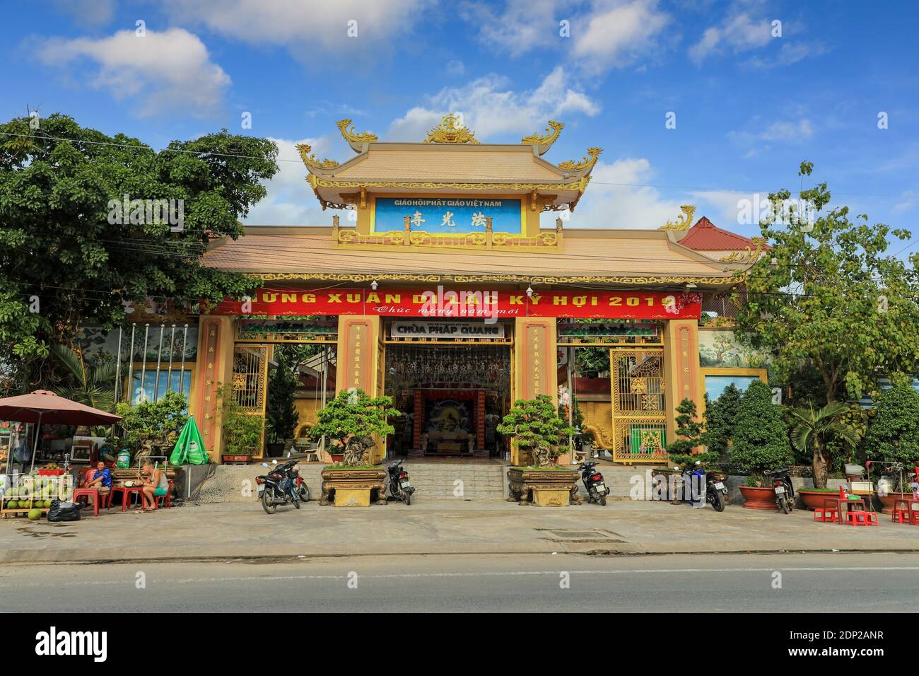 Chua Phap Quang Temple, Duong Dong, Phu Quoc, Vietnam, Asia Stock Photo ...