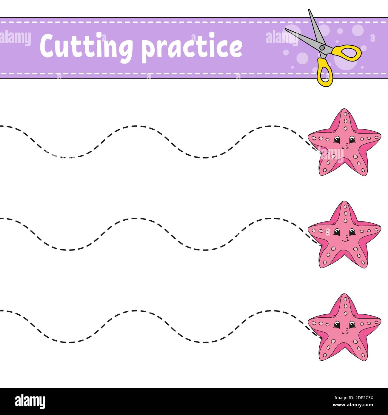 Cutting activities for kids hi-res stock photography and images - Alamy