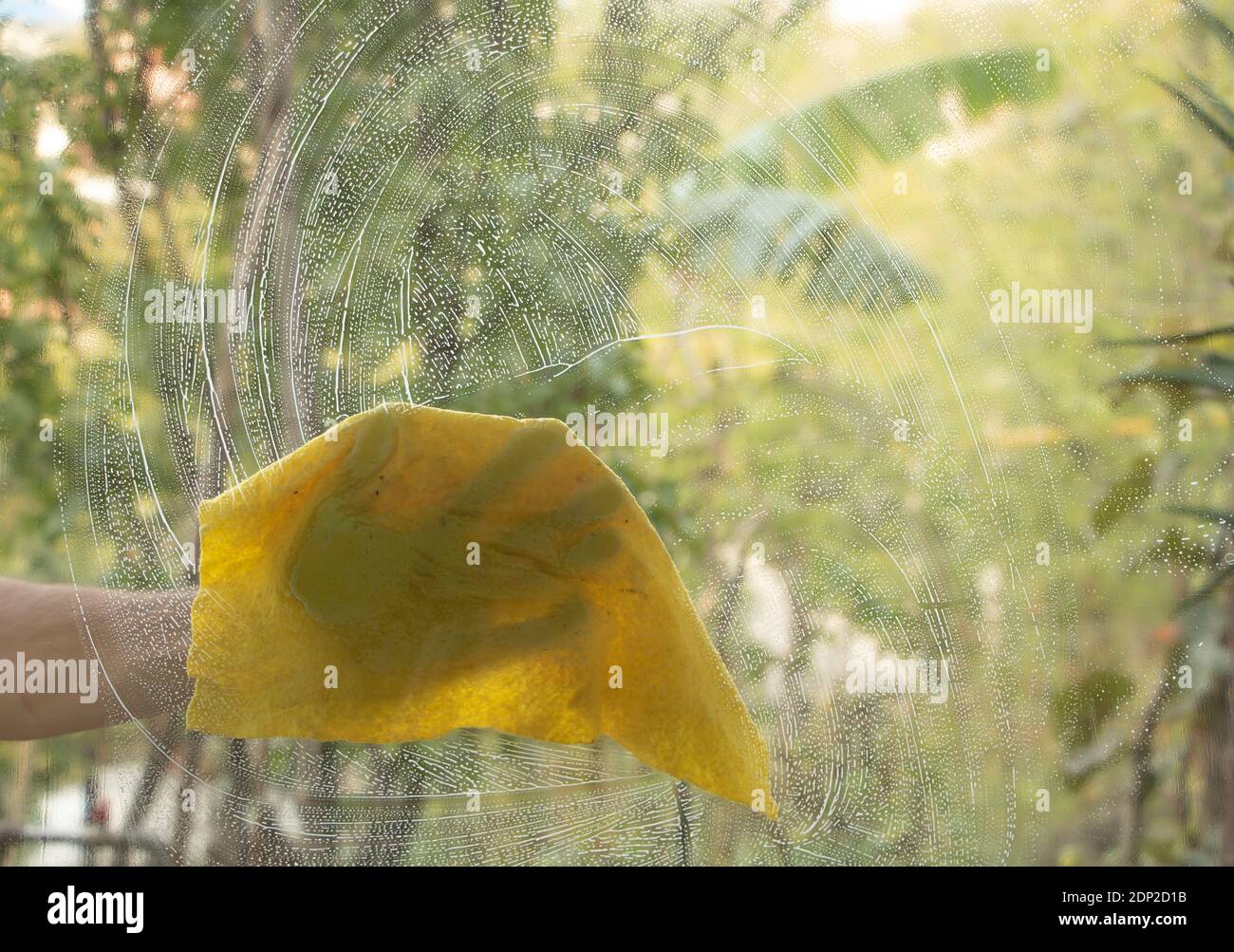 Window cleaning with detergent, background texture - chemical soap ...