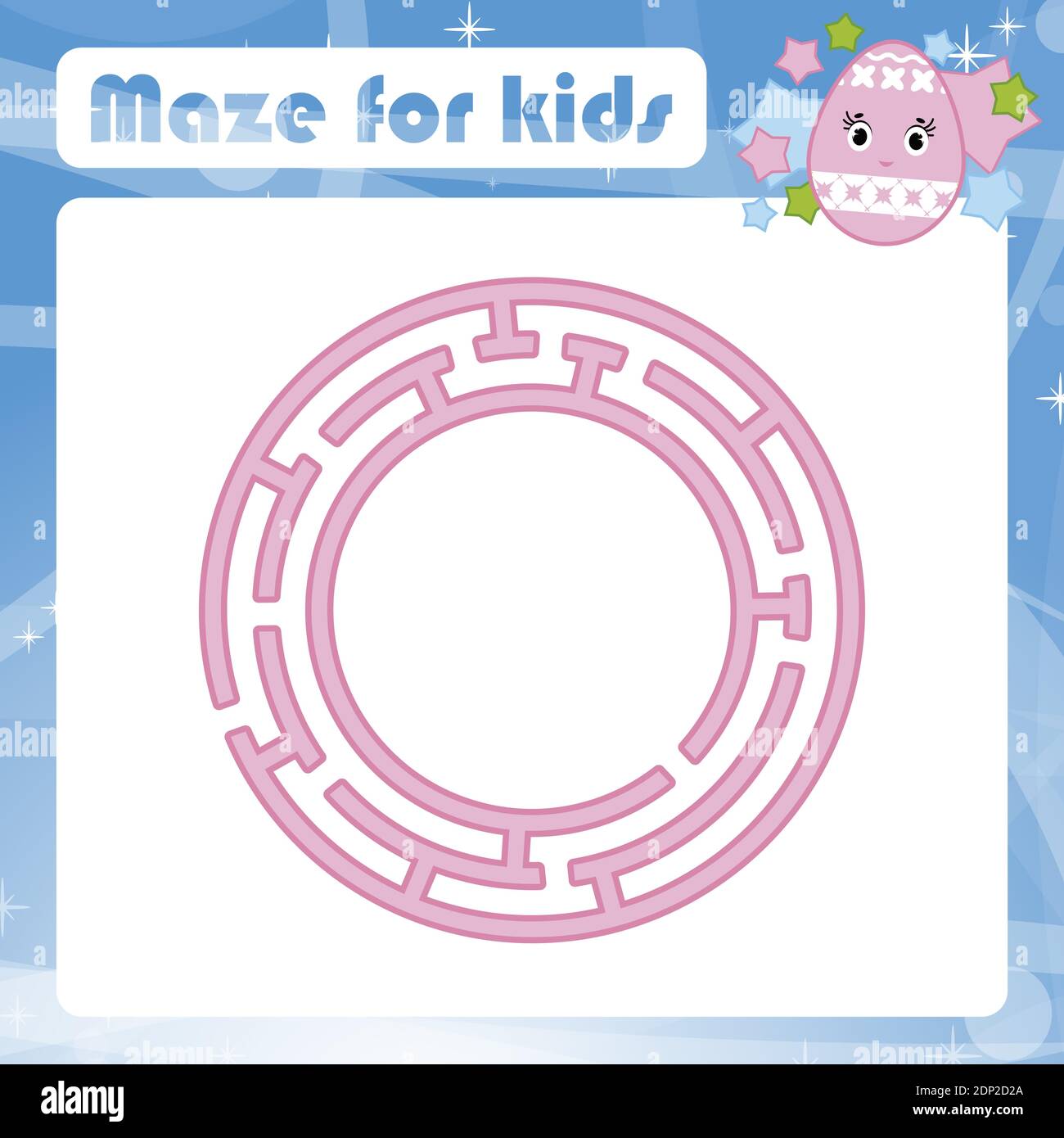 Maze. Game for kids. Funny labyrinth. Activity page. Puzzle for ...