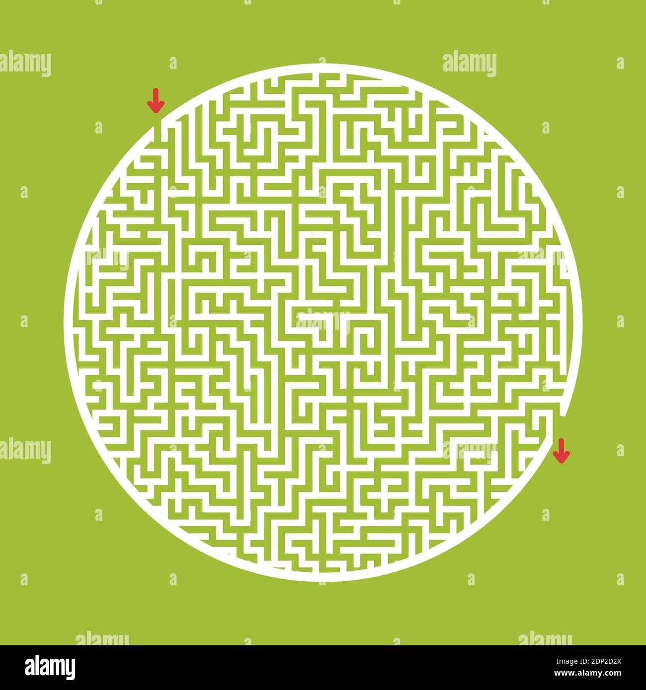 Difficult big round labyrinth. Game for kids and adults. Puzzle for ...