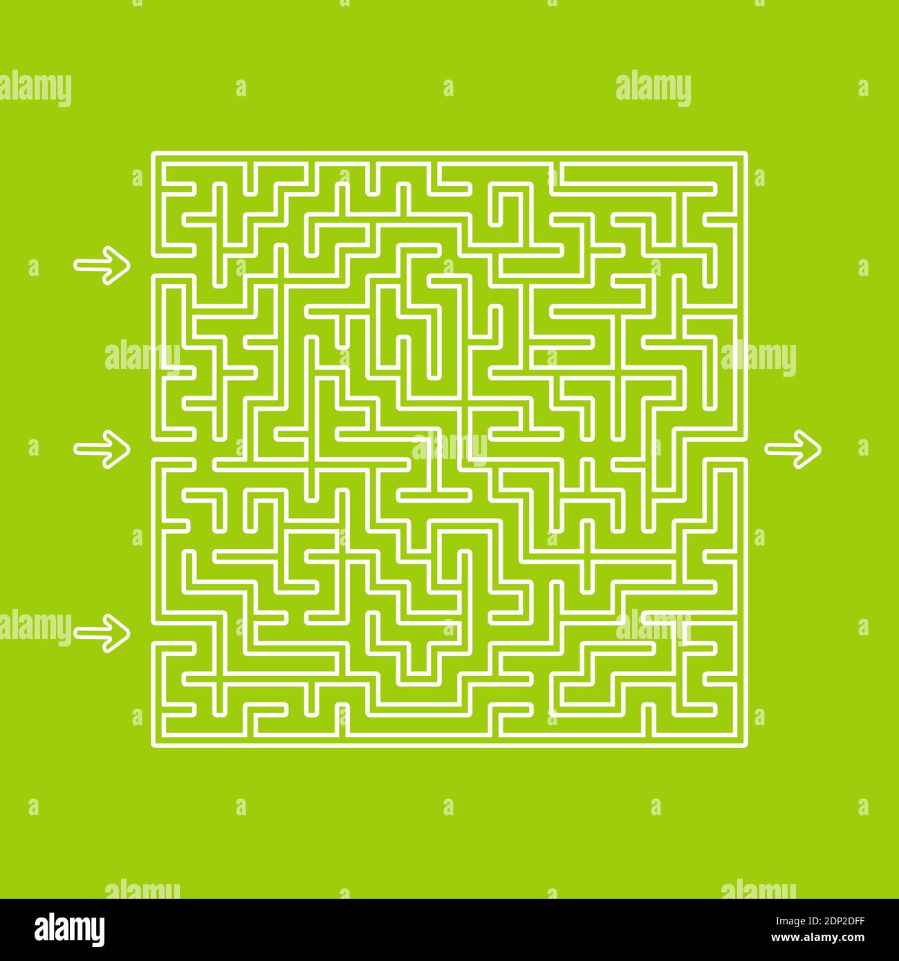 Colored square labyrinth. Game for kids. Puzzle for children. Maze ...