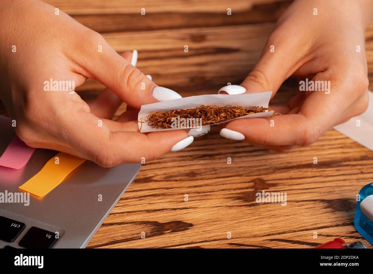 Rolled Cigarette High Resolution Stock Photography and Images - Alamy