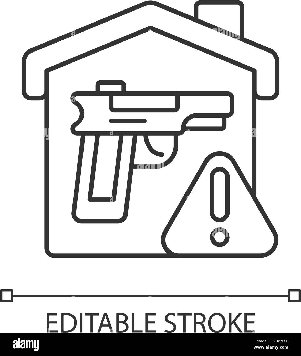 Weapons storage linear icon Stock Vector Image & Art - Alamy