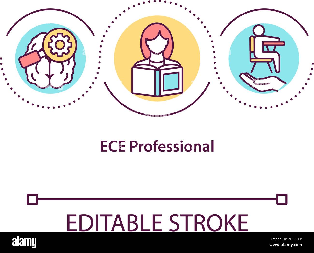 ECE professional concept icon Stock Vector Image & Art - Alamy