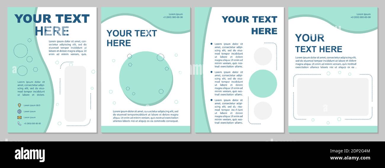 Creative simple brochure template in modern design Stock Vector Image ...