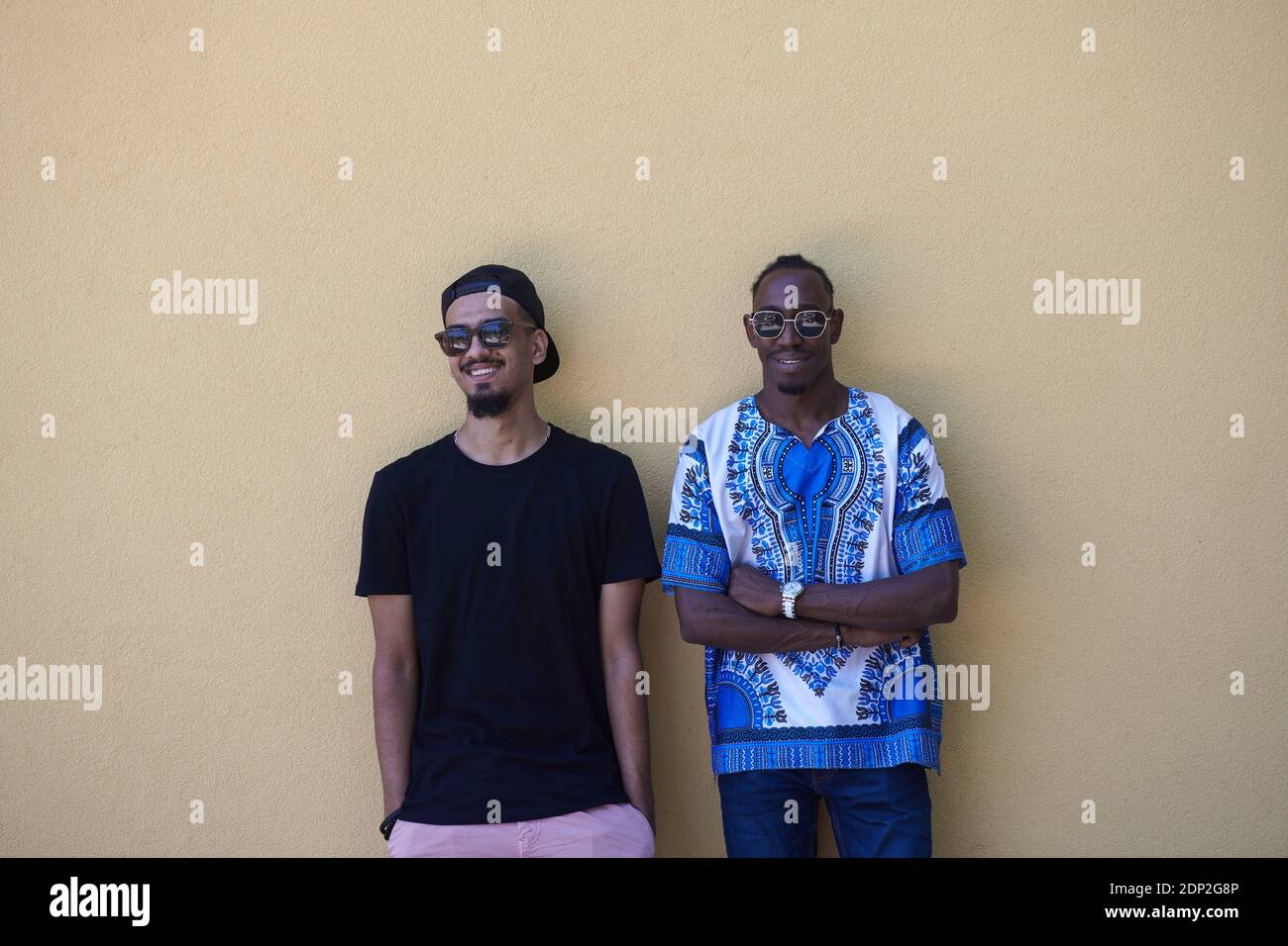 middle eastern and black african frinends Stock Photo - Alamy