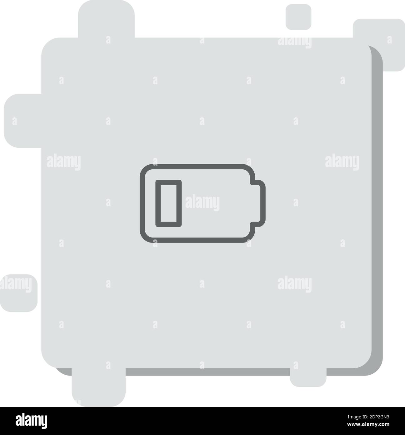 battery status vector icon modern simple vector illustration Stock ...