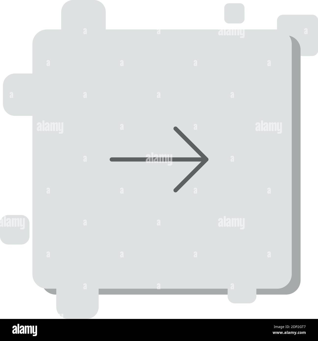 right vector icon modern simple vector illustration Stock Vector Image ...