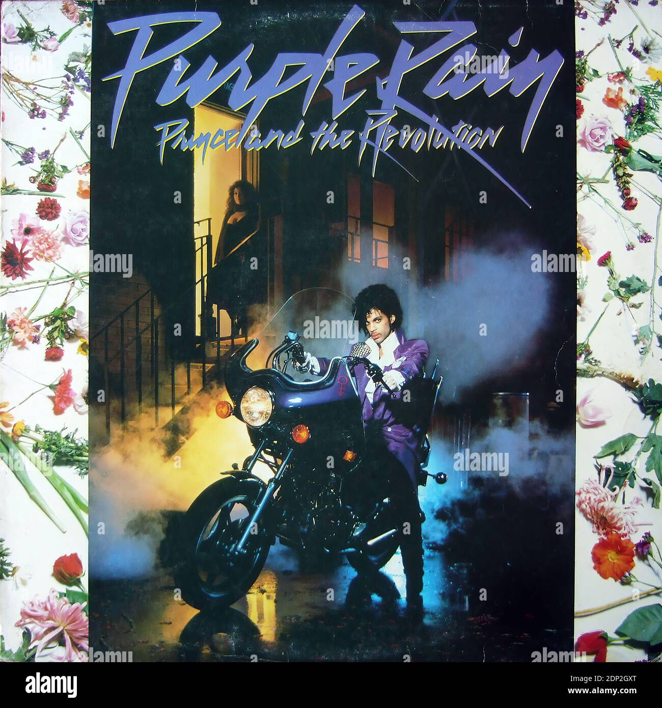 Prince And The Revolution Purple Rain Vintage Vinyl Album Cover