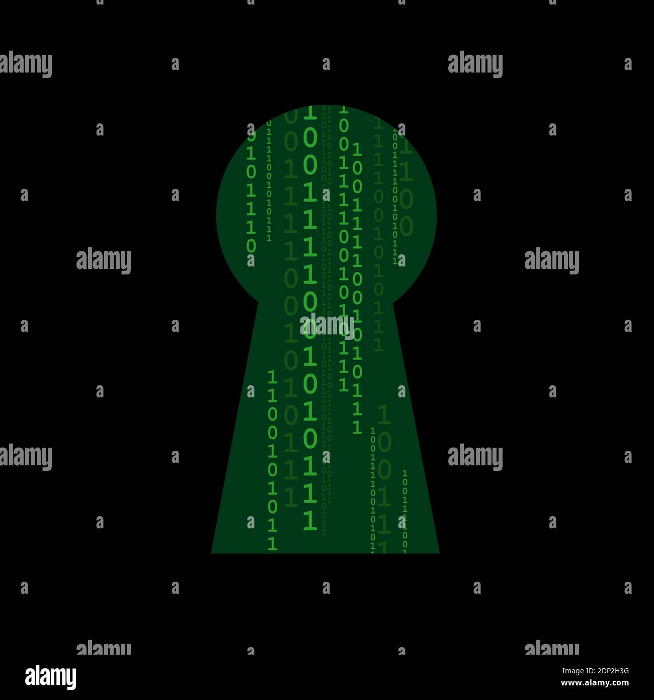 Code Is Visible Trhough Keyhole Decryption And Decoding Of Encrypted And Encoded Data 7780