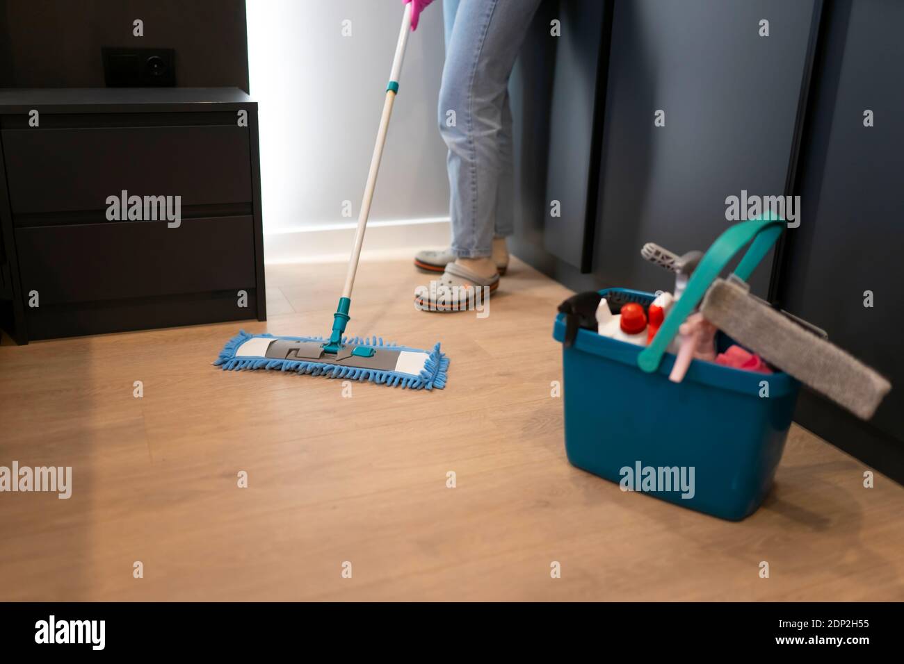 Mopping floor hi-res stock photography and images - Alamy