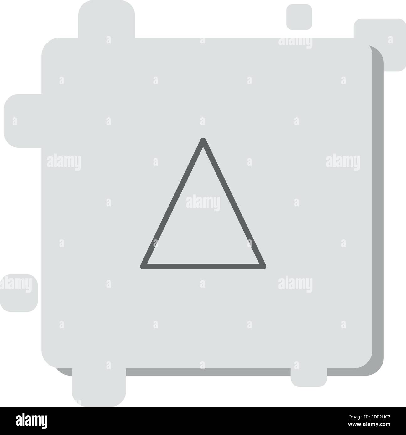 triangle vector icon modern simple vector illustration Stock Vector ...