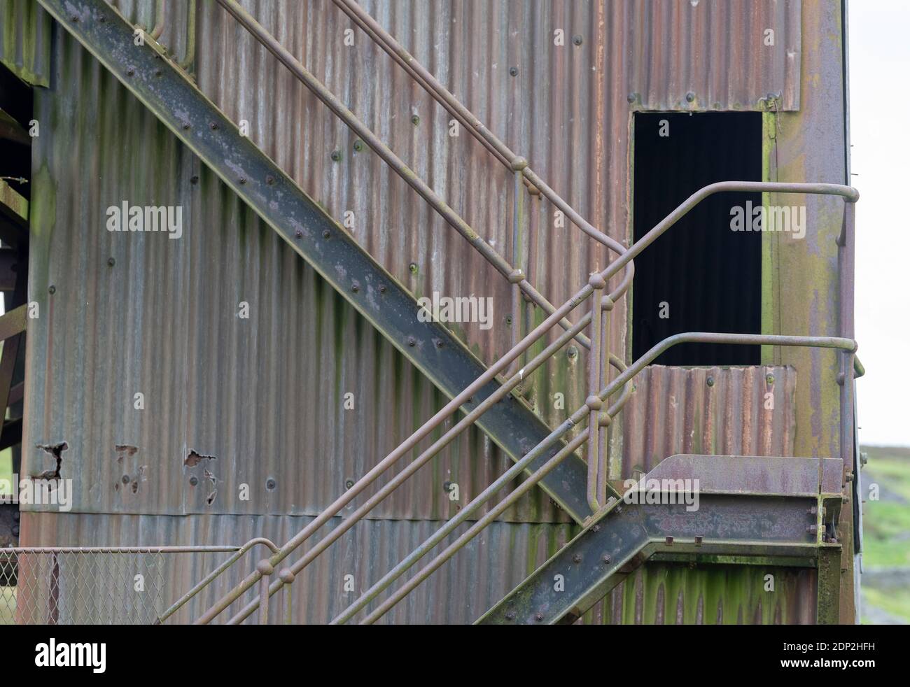 Abandoned Groverake Mine, Rookhope in Weardale, Co. Durham Stock Photo ...