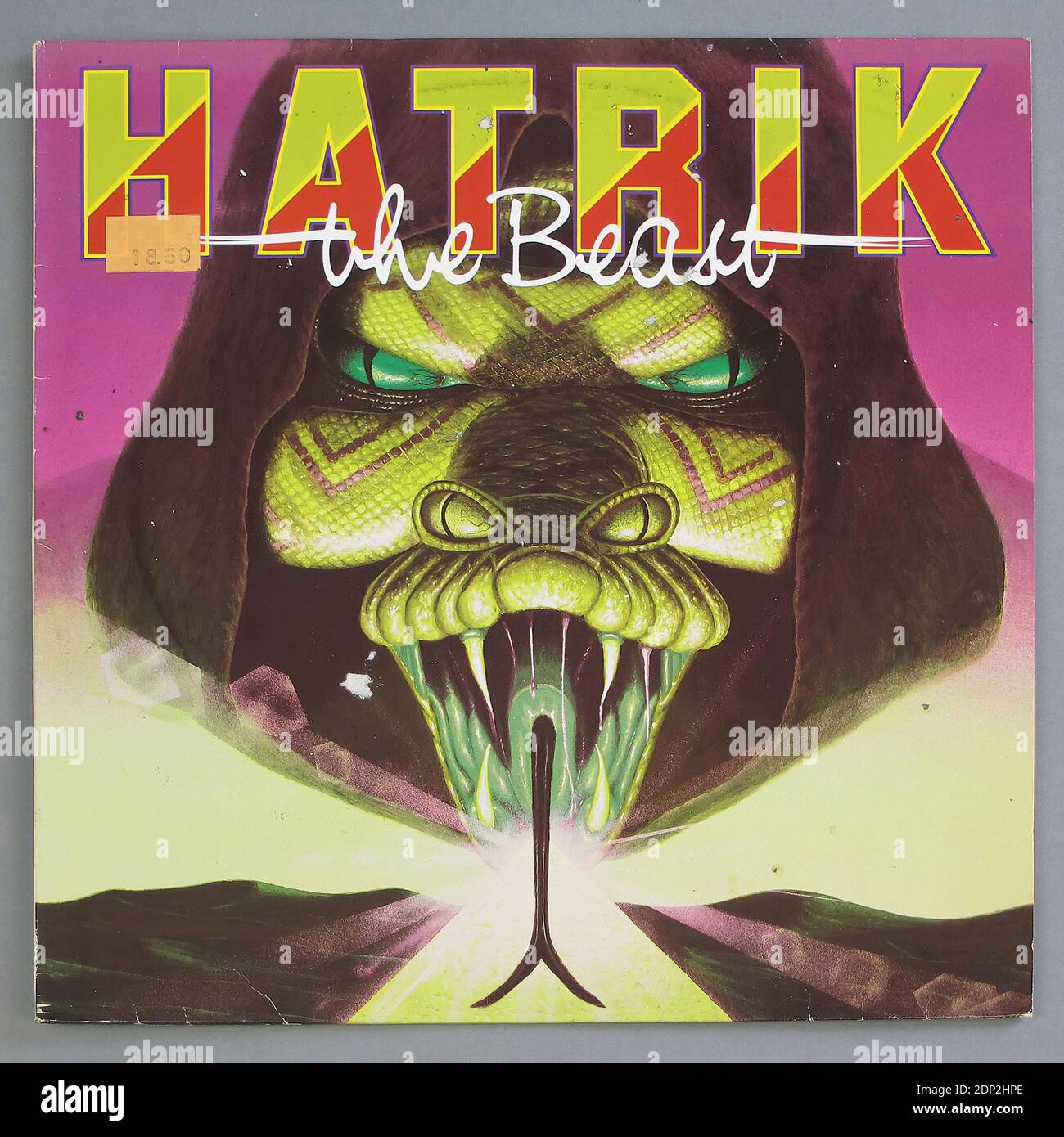 HATRIK THE BEAST - Vintage Vinyl Record Cover Stock Photo - Alamy