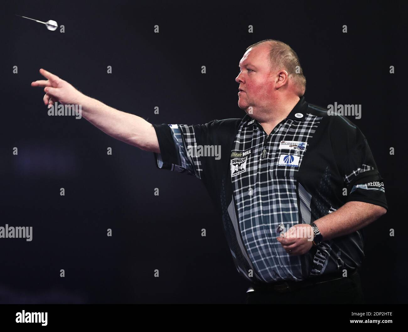 John Henderson in action during day four of the William Hill World ...