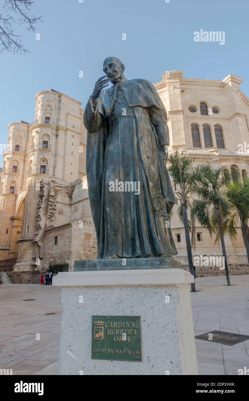 Cardinal herrera oria statue hi-res stock photography and images - Alamy