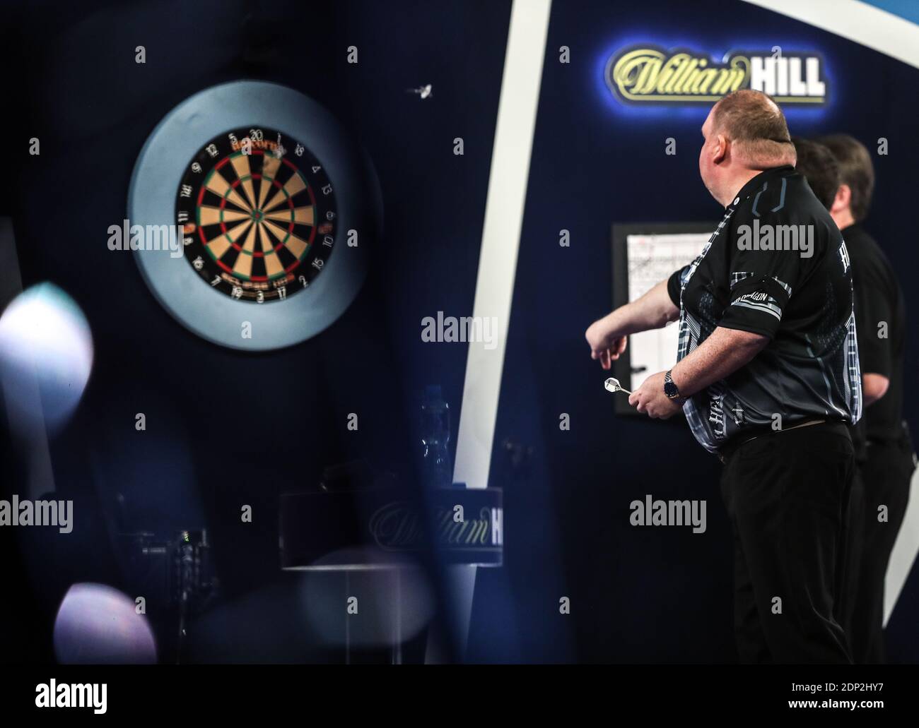 John Henderson in action during day four of the William Hill World ...