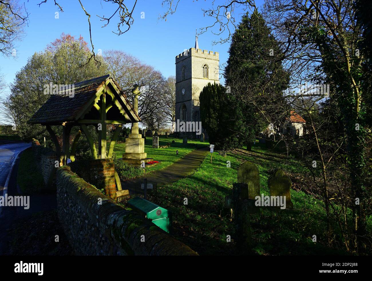 The Church of St Giles, Codicote Stock Photo - Alamy