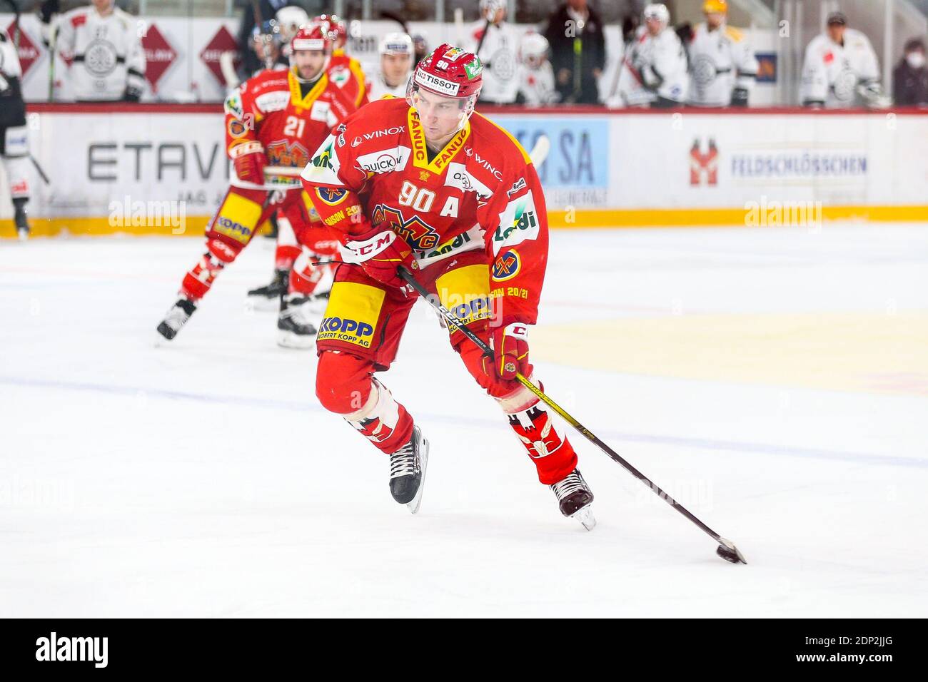 Biel, Schweiz. 18th Dec, 2020. December 18, 2020, Biel, Tissot Arena ...